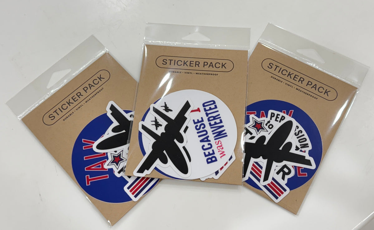 Limited Edition Top Gun Sticker 7 Pack – The Norway Dakota Company